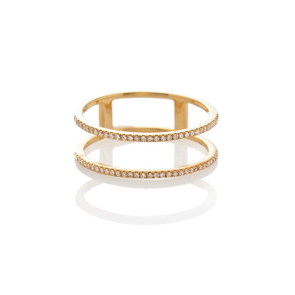 FULL CIRCLE DIAMOND RING, GOLD – JEN HANSEN