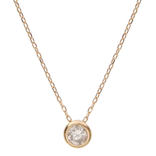 IMPULSE DIAMOND NECKLACE, GOLD – JEN HANSEN